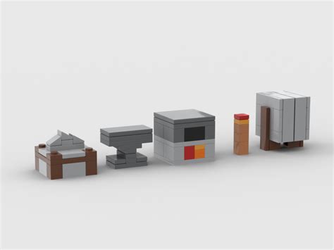 Lego Moc Minecraft Utility Blocks By Theempirestrikesbrick Rebrickable Build With Lego