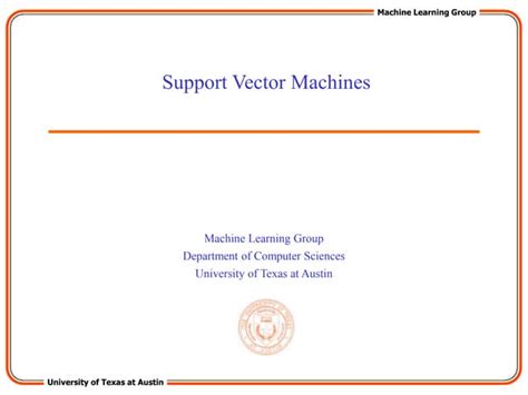 support vector machine ppt