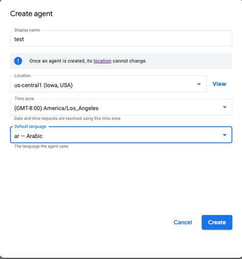 Dialogflow Cx Does Dialogflox Cx Support Agent In Arabic Language