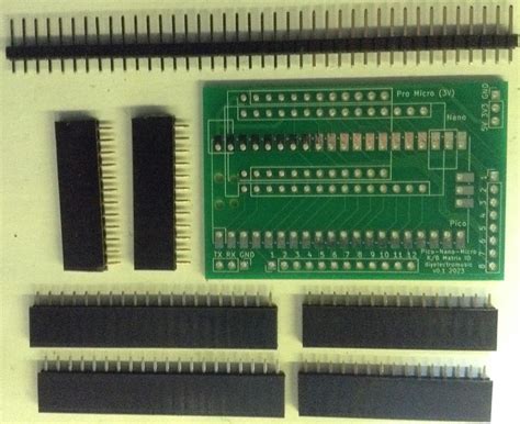Pico Nano Micro Keyboard Matrix PCB Part Simple DIY Electronic Music Projects
