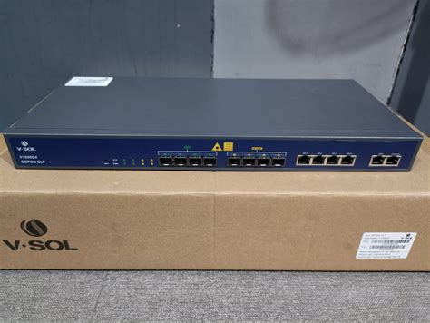 vsol v1600d4 4 port epon olt with px 9dbm modules singe ac i