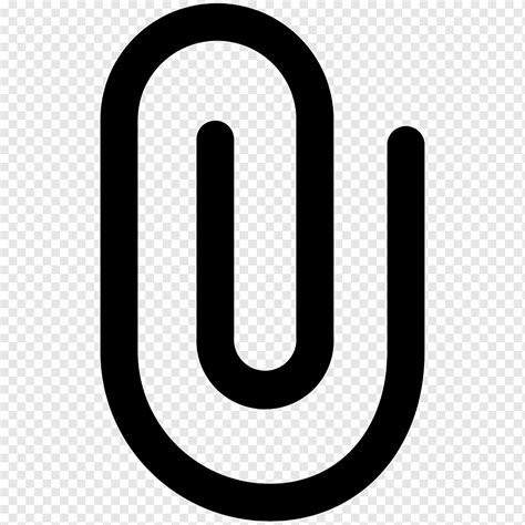 Attach Attachment Clip File Ink Basic Icon Png PNGWing