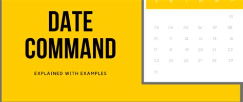 Linux Date Command Sanjay Medium