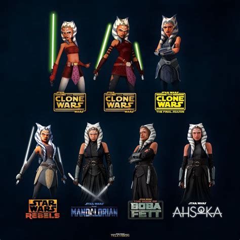 Ahsoka Clone Wars Evolution At Eden Mandalis Blog
