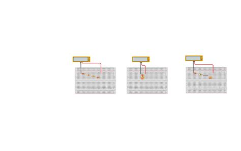 Circuit Design Lab1 Circuitos Série Paralelo Misto Breadboard Tinkercad