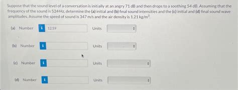 solved suppose that the sound level of a conversation is