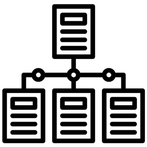 Premium Vector Linked Data Vector Icon Illustration Of Big Data Iconset