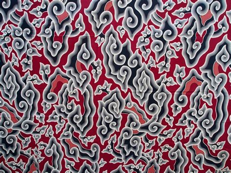 batik hand drawn cloud motif hip wrapper etsy