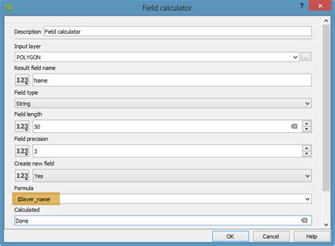 Qgis Processing Modeler To Add Multiple Layer Name To Attribute Field Geographic Information