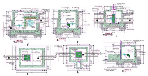 Autocad File Rcc Water Tank Design With Working Drawing Cad File Cadbull
