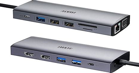 Amazon Com USB C Docking Station Dual Monitor In USBC Triple