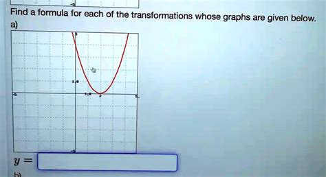 Find A Formula For Each Of The Transformations Whose Graphs Are Given
