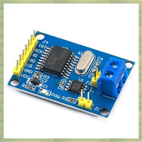 MCP2515 Bus Module PCB Module TJA1050 Receiver SPI For 51 DIY Kit