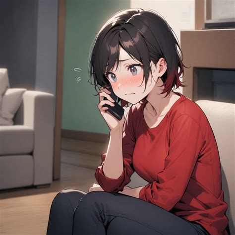 Ruby Schnee Rose Makes An Embarrassing Call By Devlindracul On Deviantart