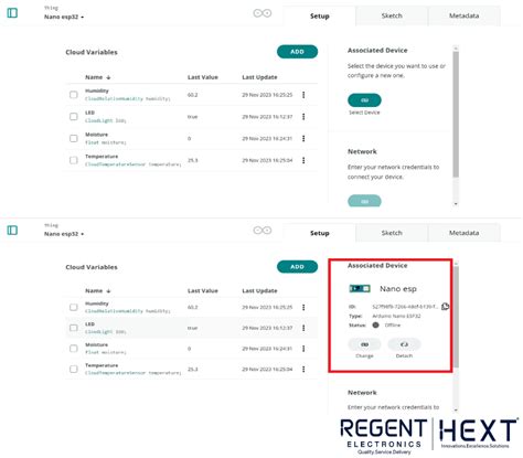 Iot Based Soil Moisture Monitoring On Arduino Cloud Using Arduino Nano Esp32 Regent Electronics