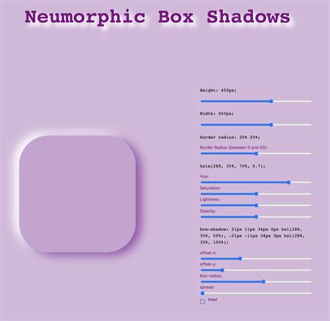 GitHub Havvaky My Css Generator Neumorphic Box Shadow Generator