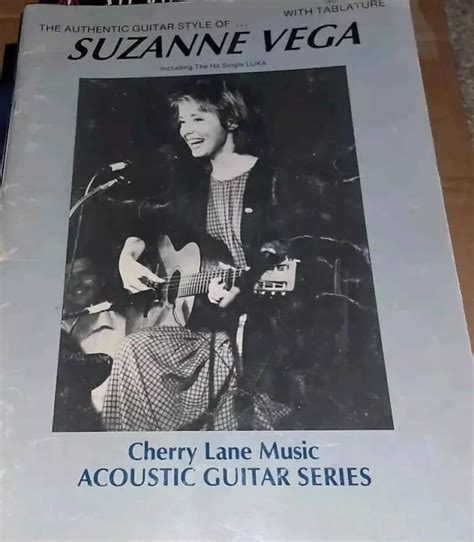 The Guitar Style Of Suzanne Vega Guitar Tab Book Reverb