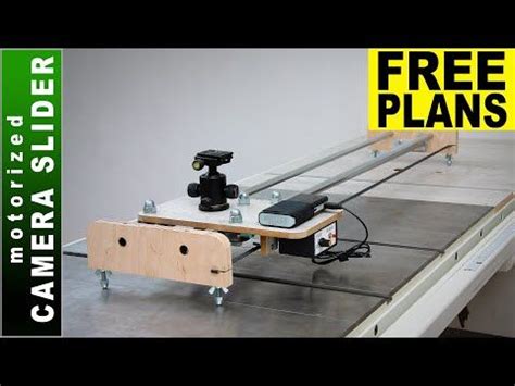 DIY Motorized Camera Slider Arduino Project FREE PLANS Camera Slider Arduino Projects