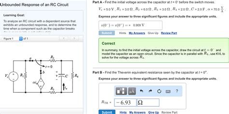Solved To Analyze An RC Circuit With A Dependent Source That Chegg