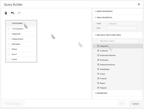 Designing Dashboards Ui Elements Dialogs And Wizards Query Builder