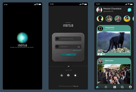 Uiux Inertia Behance