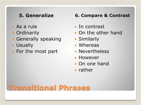 Ppt Transitional Phrases Powerpoint Presentation Free Download Id