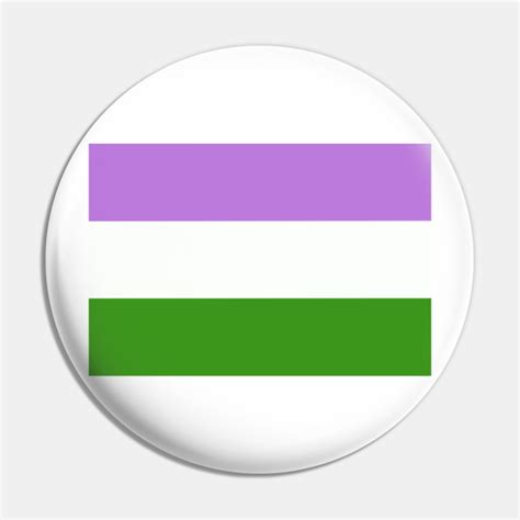 Genderqueer Pride Flag Flag Pin Teepublic