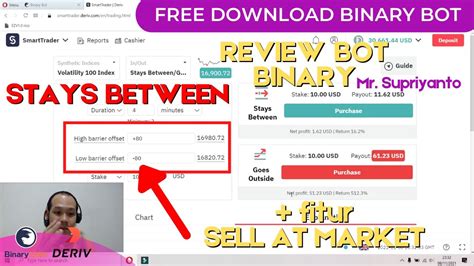 Free Download Binary Bot Review Bot Stay Between With Sell At Market Modified By Mr