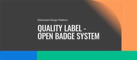 The Distributed Design Platform Open Badges Are Ready To Go