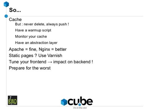 Caching And Tuning Fun For High Scalability Load2012
