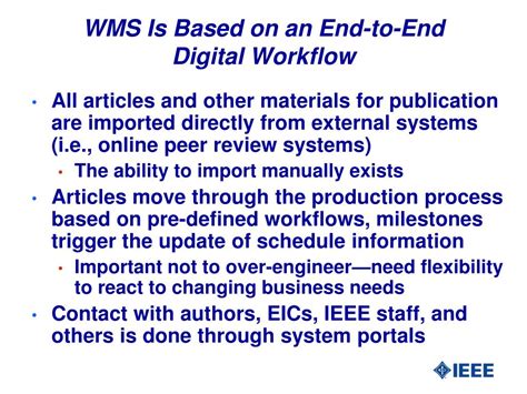 PPT IEEE Workflow Management System PowerPoint Presentation Free Download ID 3095377