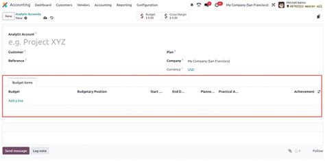 Analytical Accounting Odoo 17 Accounting Book