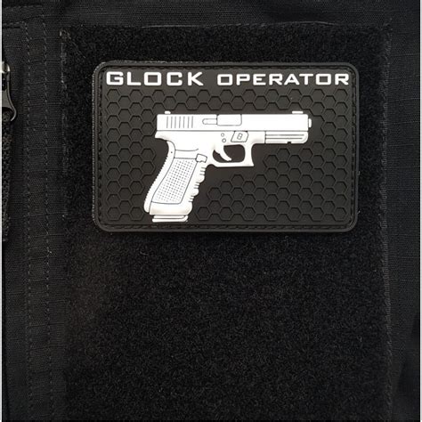 Polenar Tactical Glock Operator Pvc Velcro Patch Perunika