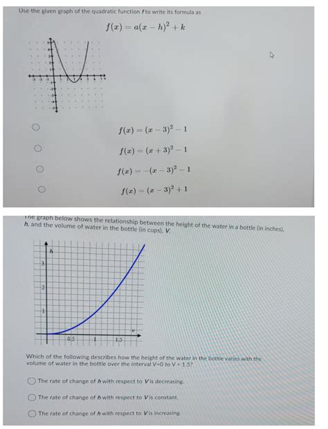 solved use the given graph of the quadratic function fto