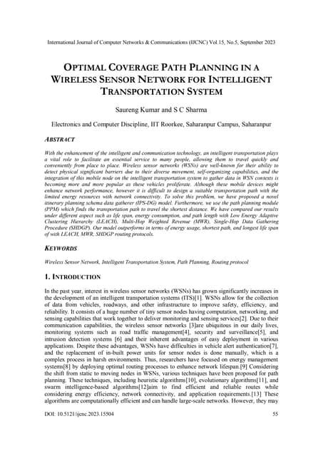 Priority Based Multi Sen Car Technique In Wsn Pdf