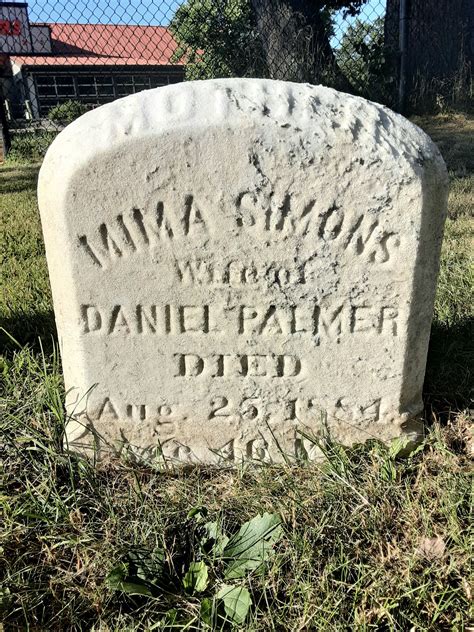 Jemima Simons Mina” Jewett Palmer 1838 1884 Find A Grave Memorial