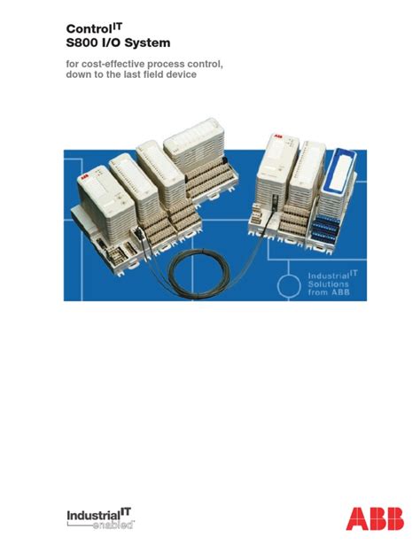 Abb Io Over View Pdf Pdf Programmable Logic Controller Inputoutput