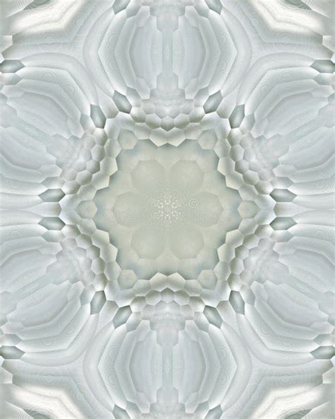 Kaleidoscope Style Wallpaper Background Featuring Light Green Shades And Artistic Lines