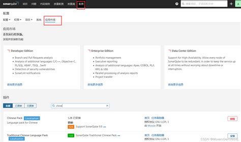 linux下的sonarqube搭建全流程及踩坑记录。 error while downloading plugin l10nzh