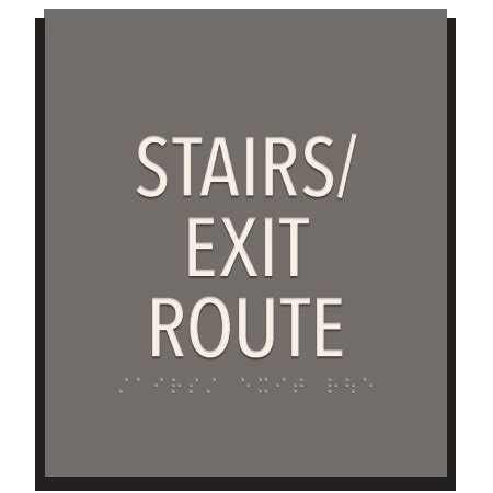HCR Manorcare Exit Stair Signs