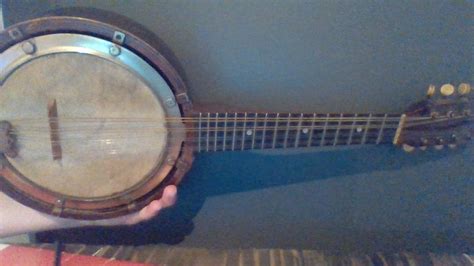 This Old 8 String Banjo Was My Dads Dads None Of Us Knows How To Play Or Tune It It Says