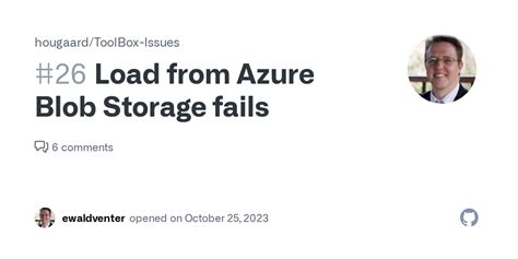 Load From Azure Blob Storage Fails · Issue 26 · Hougaardtoolbox