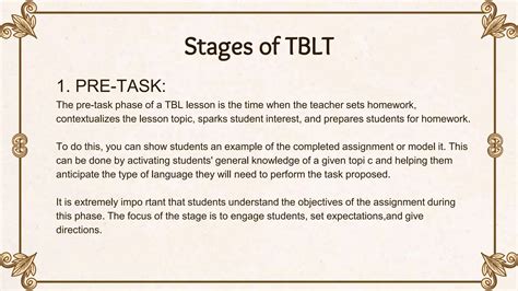 Task Based Language Teaching Tblt Pptx