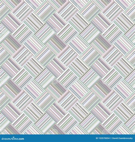 Abstract Diagonal Striped Square Mosaic Tile Pattern Background Stock Vector Illustration Of