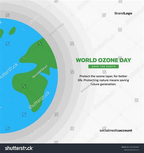 Ozone Layer Protection Day Social Media Stock Vector Royalty Free 2201581801 Shutterstock