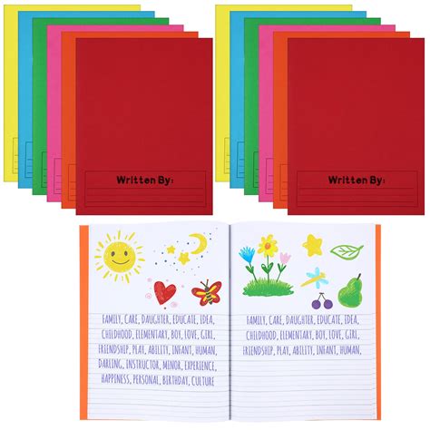 Henoyso 24 Pcs Primary Composition Notebook K 2 9 34 X 7