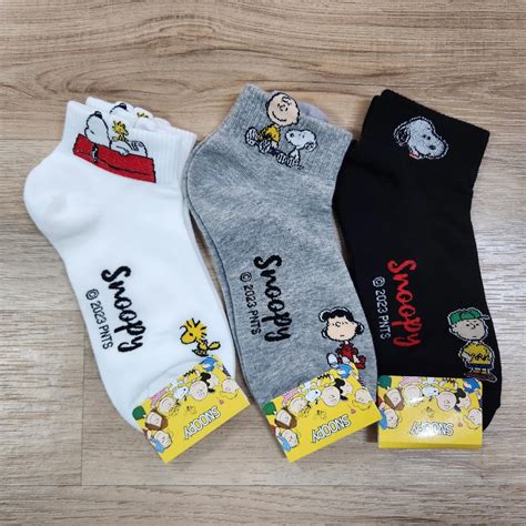 Cute Korean Snoopy And Charlie Brown Sock Collection Etsy