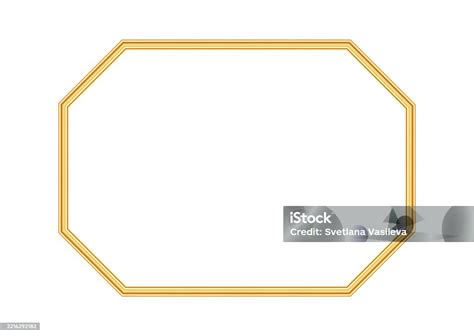 골드 반짝이는 빈티지 사각형 비스듬한 프레임 황금 럭셔리 현실적인 사각형 테두리 인증서 수상 스탬프 비네트 인사말 카드 다양한 디자인을위한 개체 모형 벡터 일러스트 레이 션