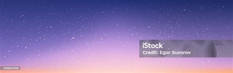 별이 빛나는 하늘 배경입니다 별이 빛나는 아름다운 일몰 웹 사이트 또는 브로셔를위한 넓은 별이 빛나는 벽지 별가루가 있는 밤의
