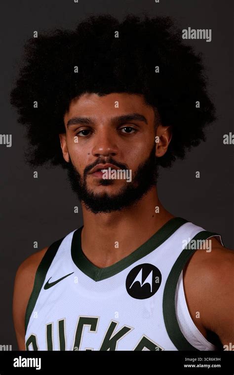 Milwaukee Bucks Andre Jackson Jr Poses For A Photo During The Teams Nba Basketball Media Day